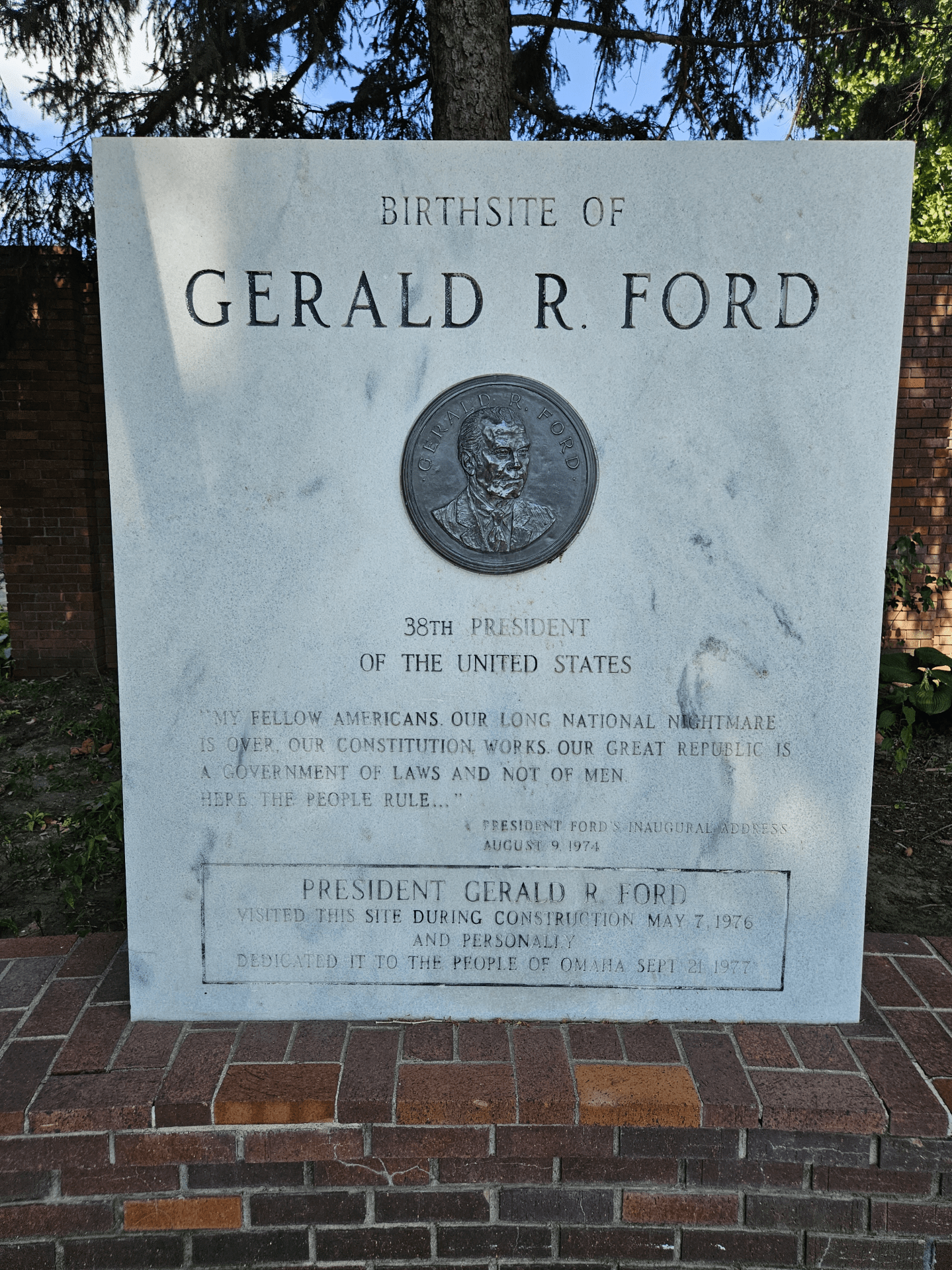 Gerald Ford Birthsite and Gardens – Omaha Exploration