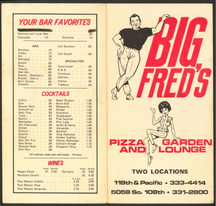 Fred and Rose Bruning’s Big Fred’s Pizza Garden & Lounge – Omaha ...