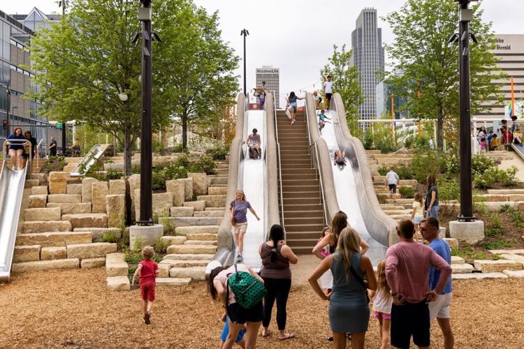 History of the Twin Slides at Gene Leahy Mall – Omaha Exploration