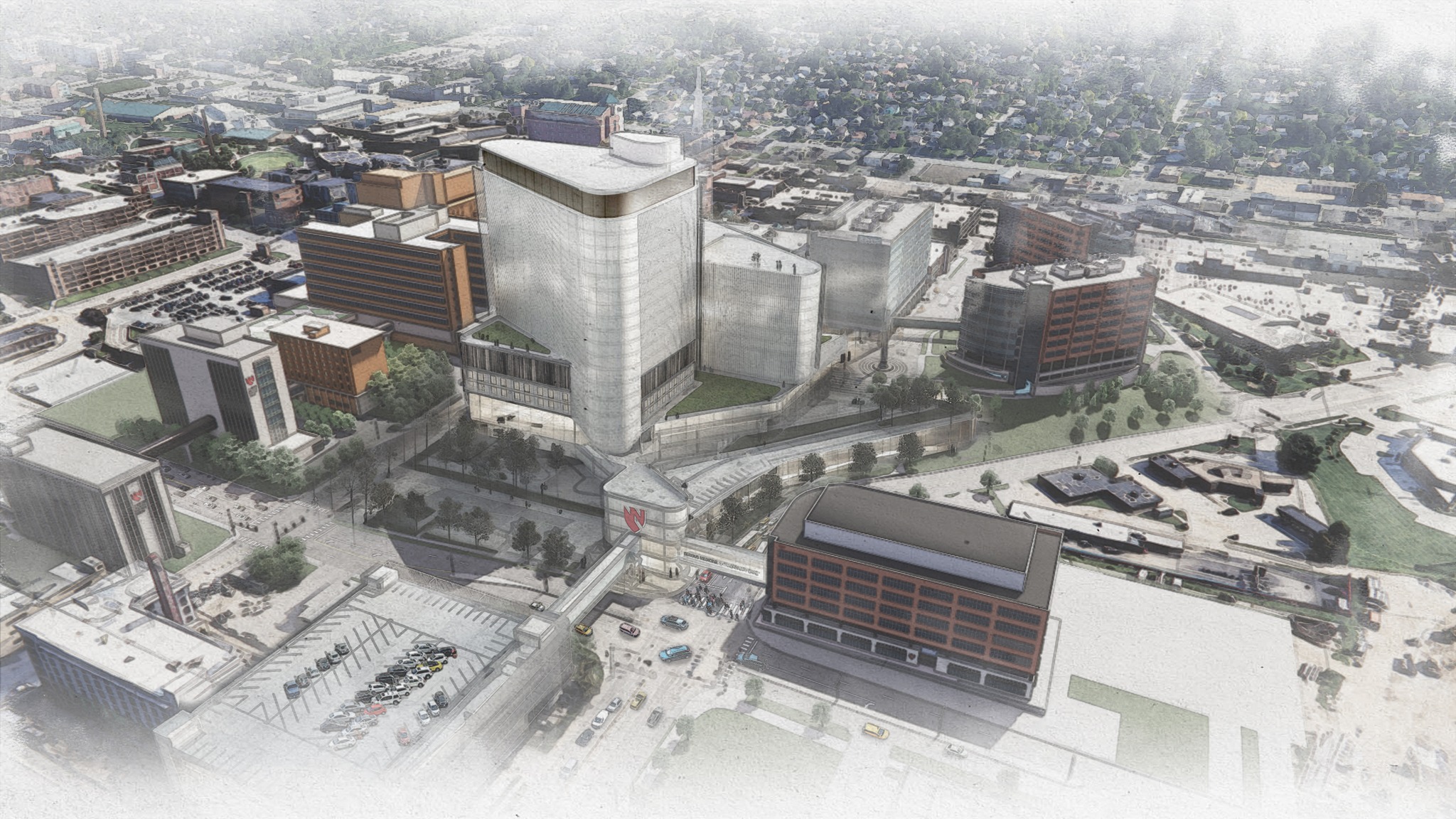 The Med Center’s New Hospital at Saddle Creek and Farnam – Omaha ...