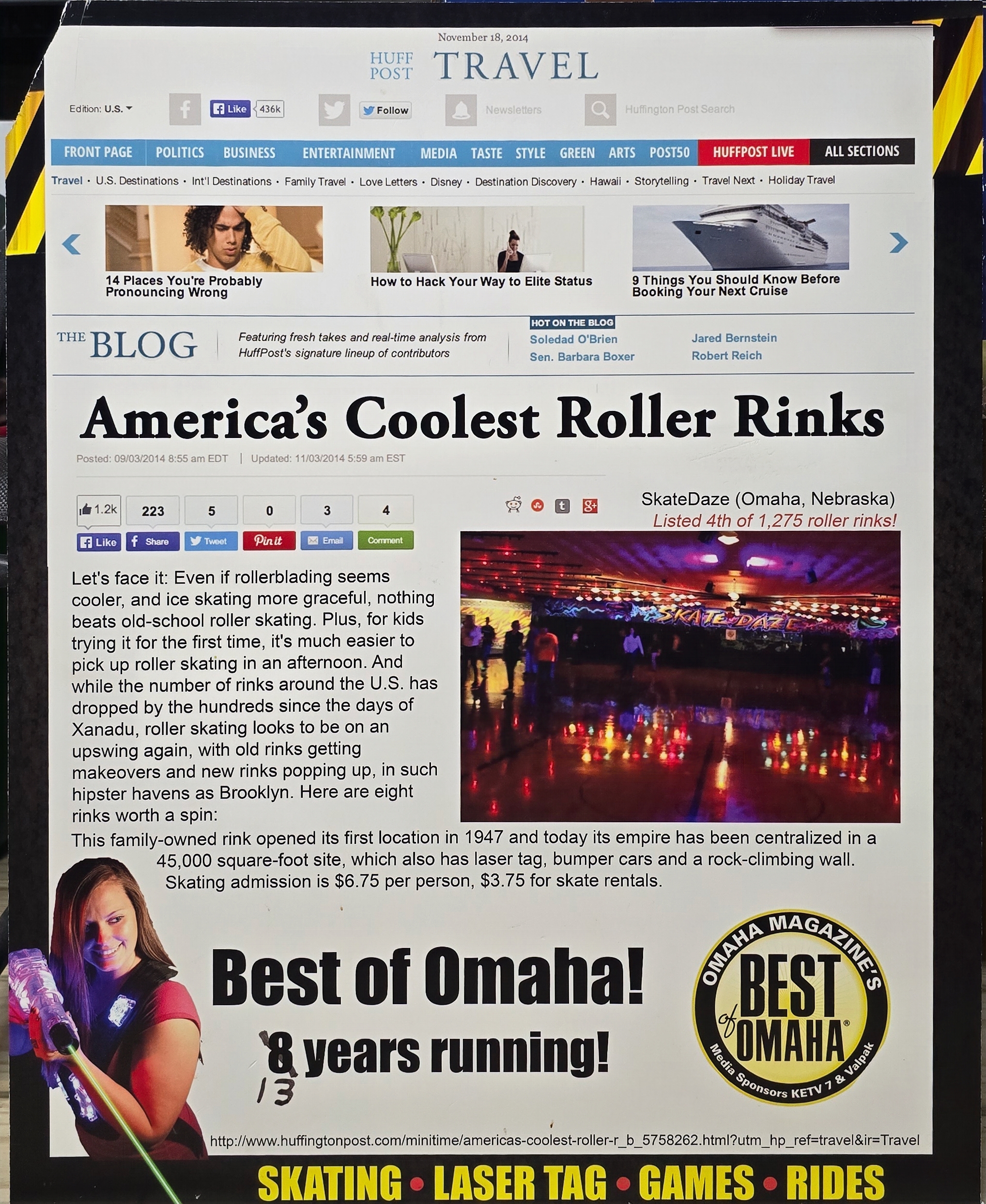 Gone But Not Forgotten: Frank Cernik’s Skateland – Omaha Exploration