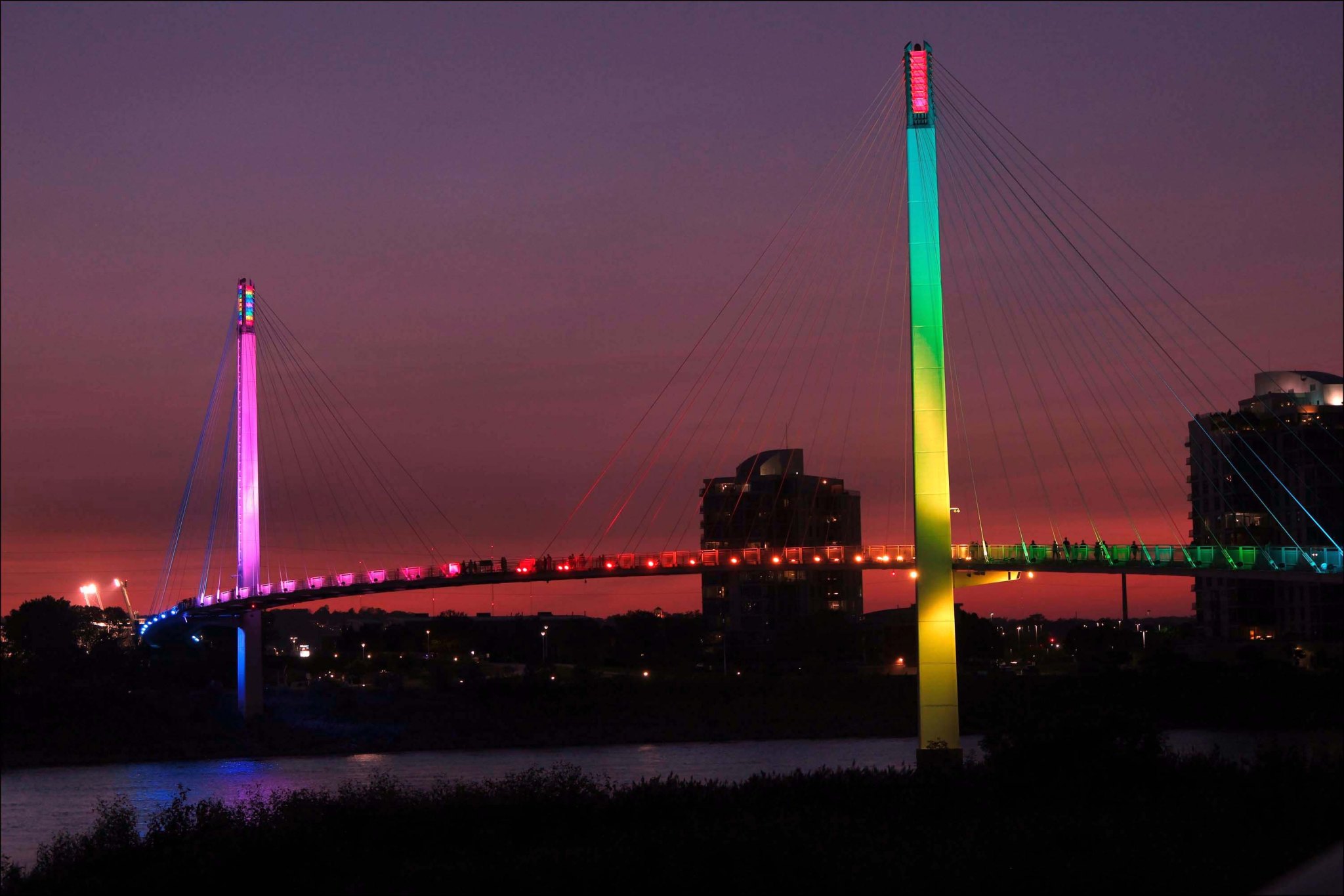 Bob Kerrey Pedestrian Bridge – Omaha Exploration