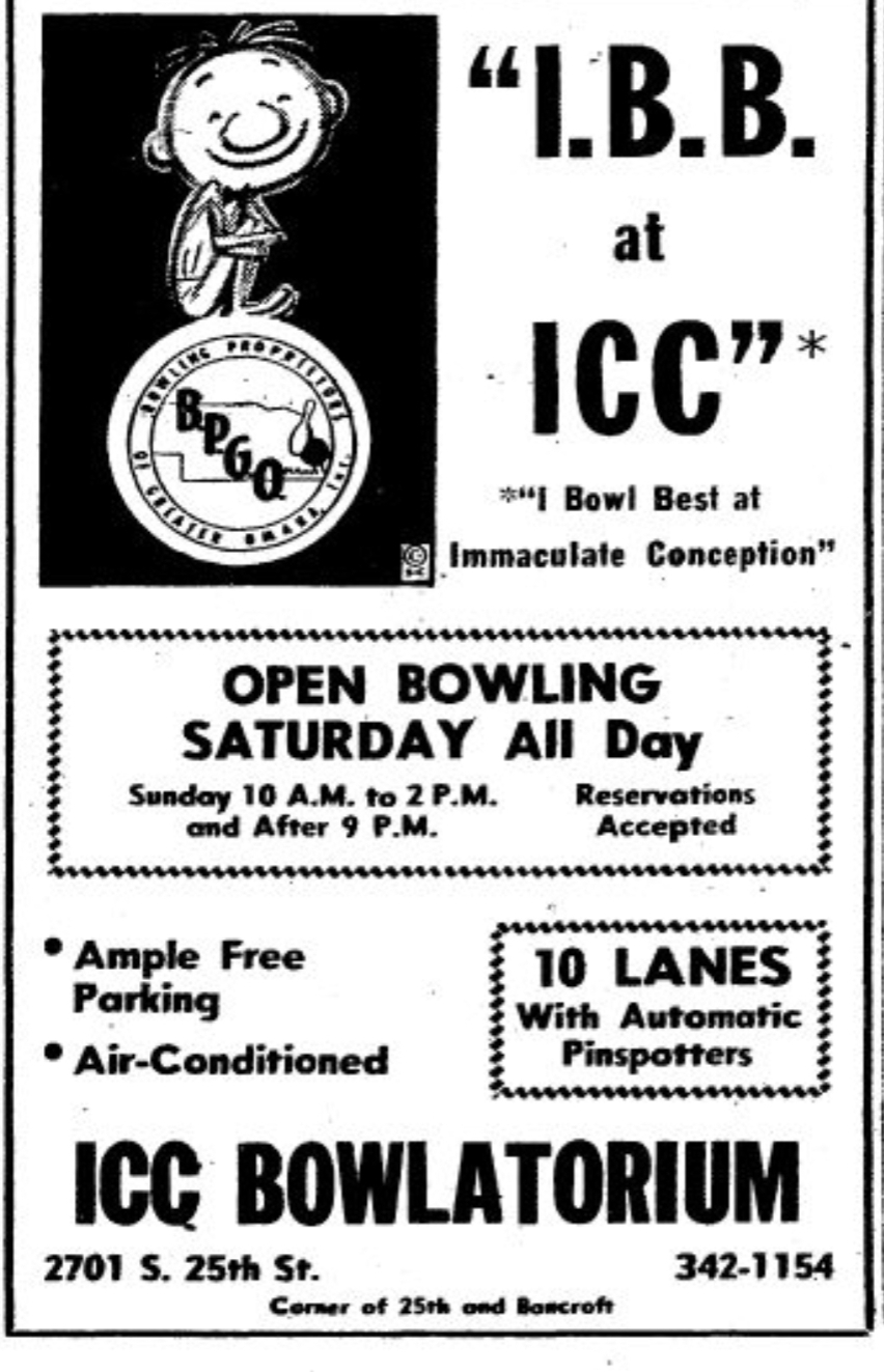 Immaculate Conception Bowlatorium – Omaha Exploration